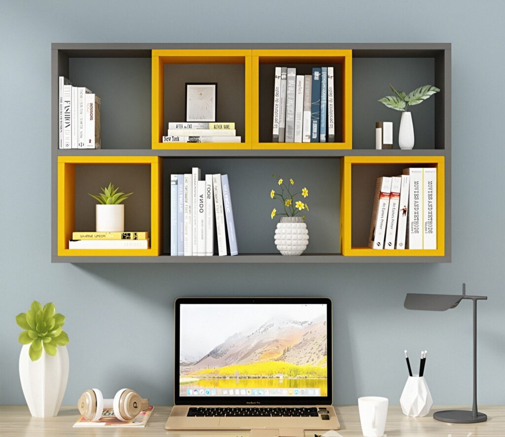 Estante de pared con paneles ajustables - AliMueblesjyl.com